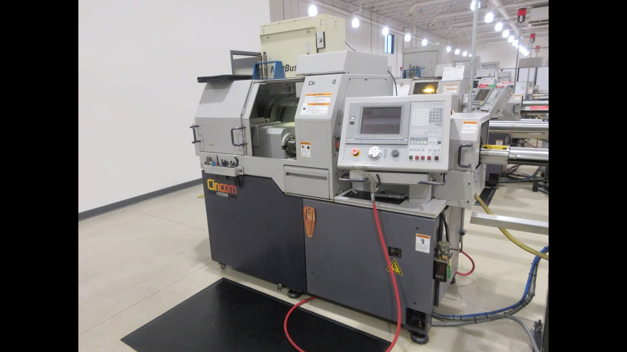 Citizen L20 Type VII CNC Swiss Screw Machine with Mistbuster and Spego ...