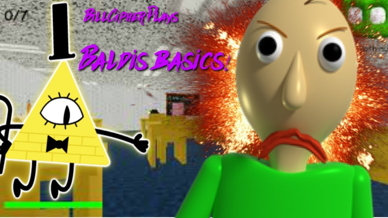BIll Cipher plays-Baldi's Basics in Education and Learning Full Game ...