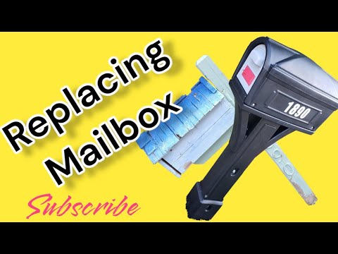 How to replace or fix mailbox quickly with 5 minute post mix from home ...