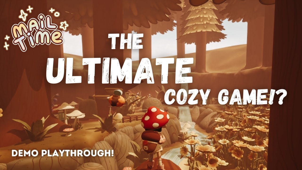 The ULTIMATE cozy game?! | Mail Time Demo Playthrough - YouTube
