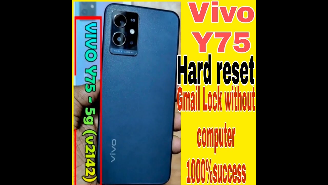 Vivo Y75 5g (v2142) Frp Bypass Android 12 Update -- All Vivo Mobile ...