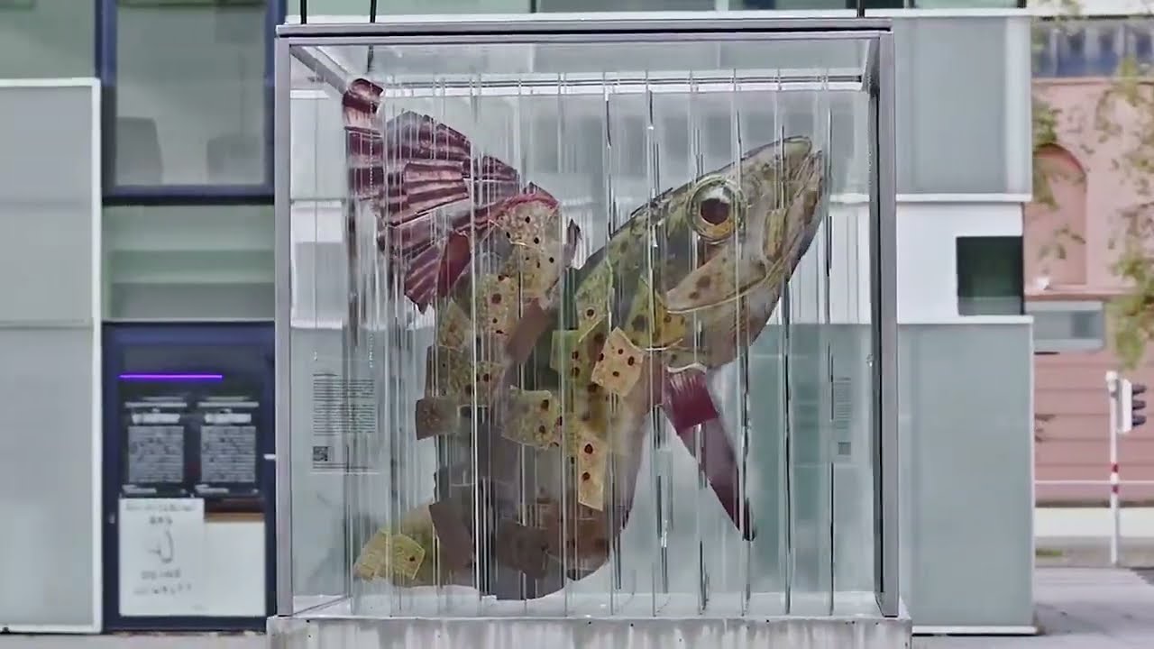 Anamorphic sculpture by artist Thomas Medicus - YouTube