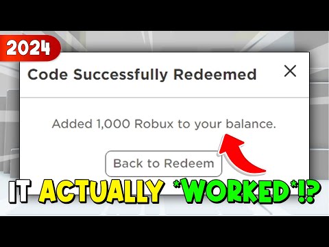 NEW WORKING FREE ROBUX PROMO CODE in ROBLOX!? (2024)