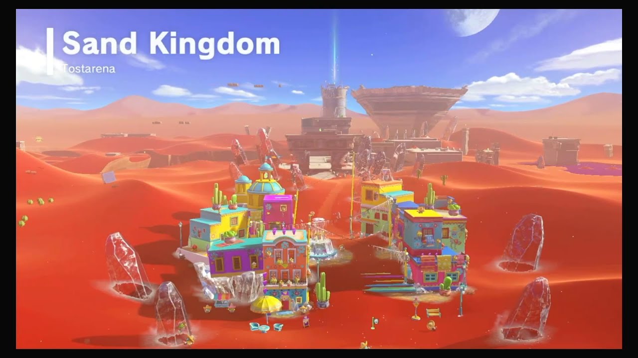 Beating Sand Kingdom in Super Mario Odyssey - YouTube