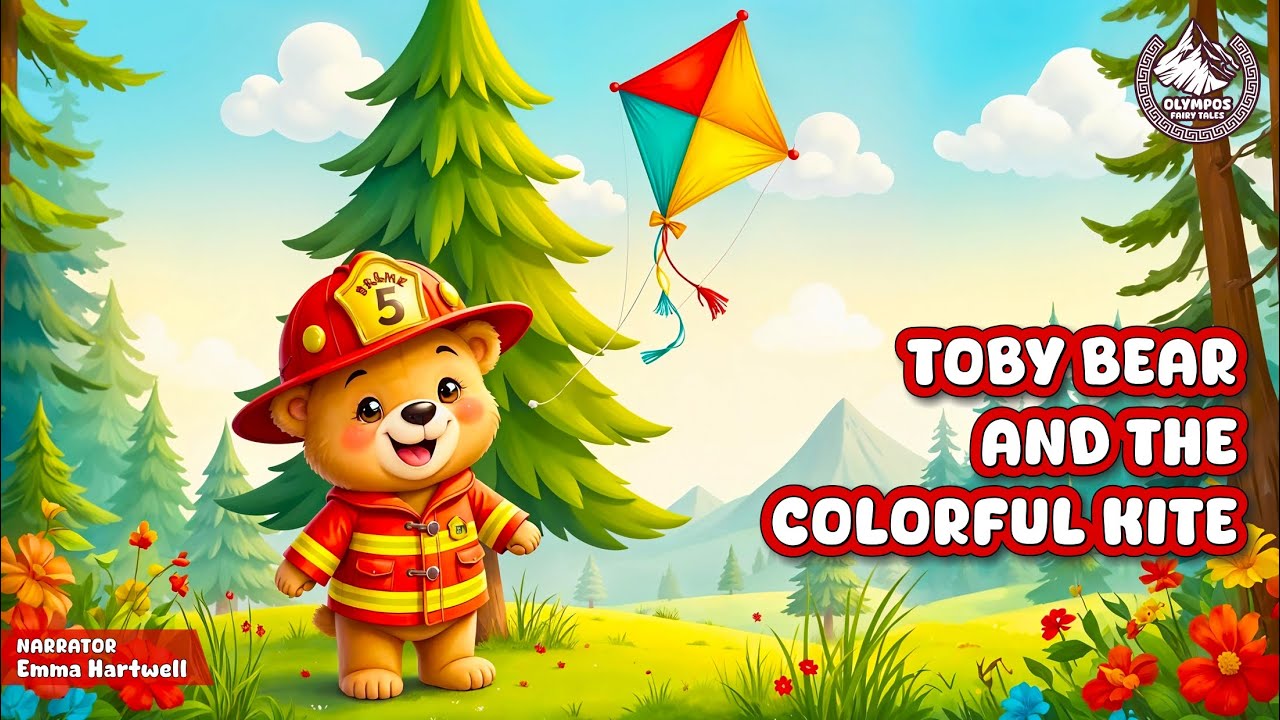 Toby Bear and the Colorful Kite | English Bedtime Stories for Kids | 2 ...