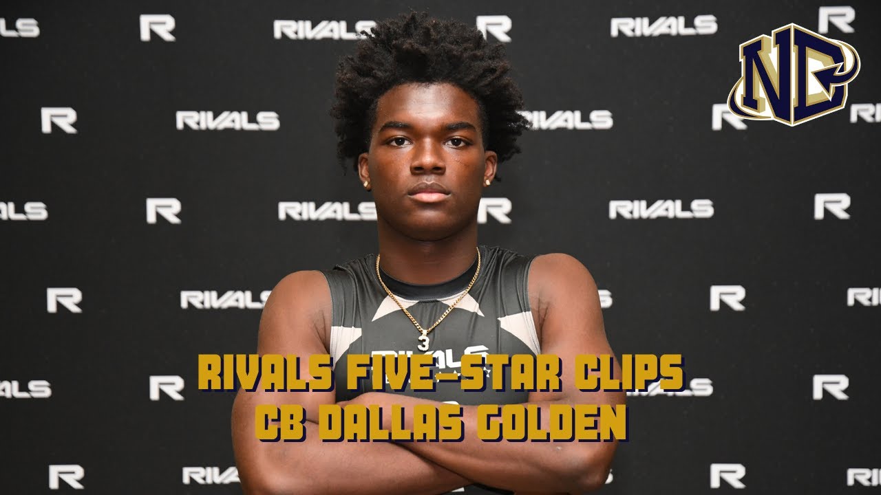Rivals Five-Star clips: Notre Dame CB commit Dallas Golden - YouTube