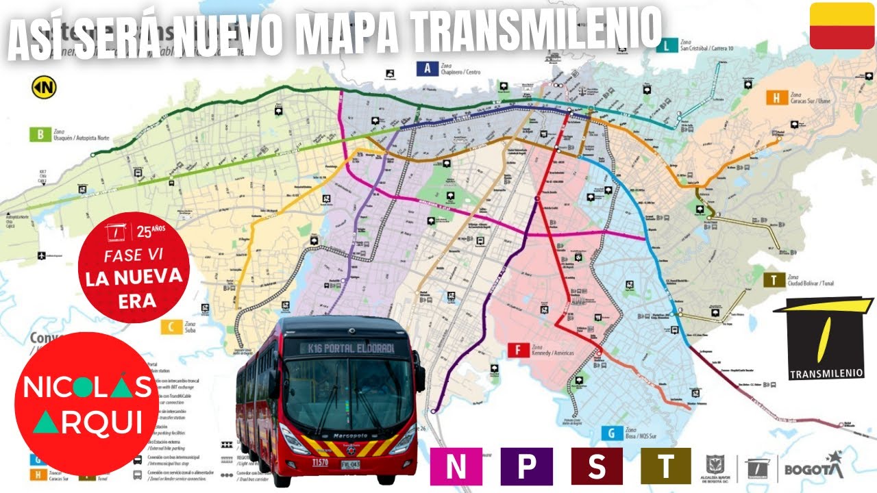 Así será TransMilenio para 2030 en Bogotá 🇨🇴 - Nuevo mapa y licitación ...