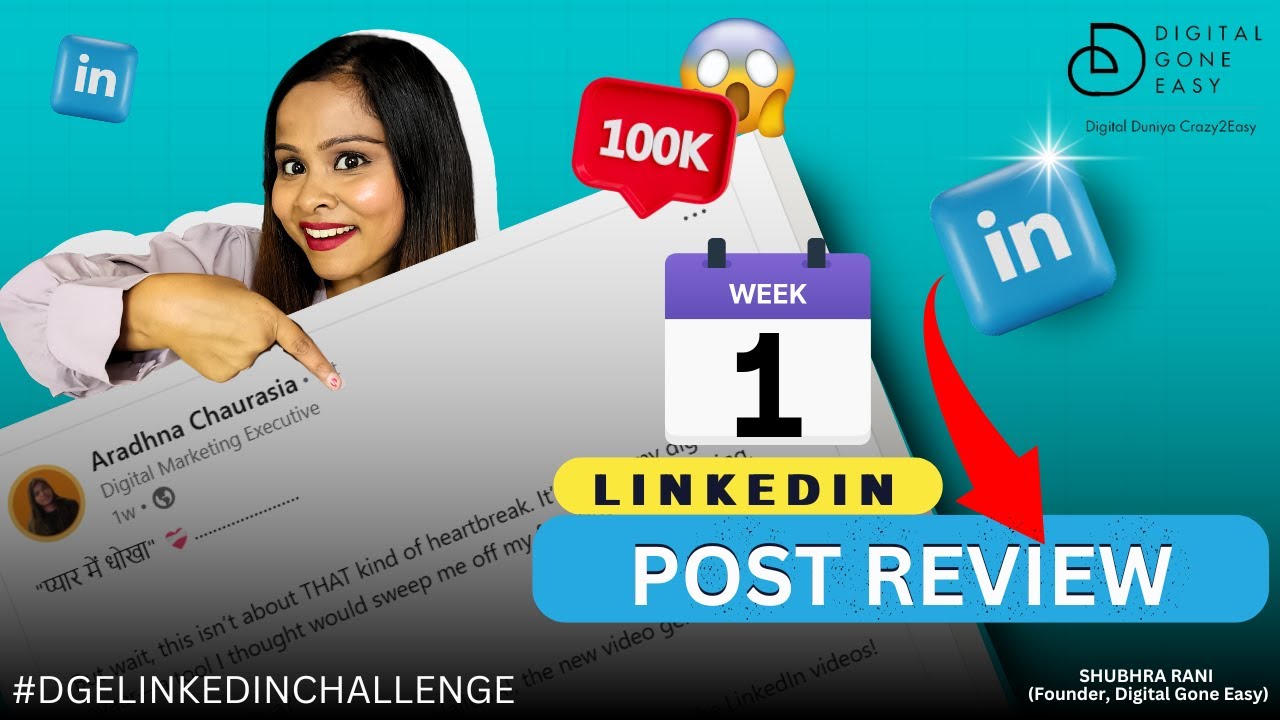 Weekly LinkedIn post review of the DGE learners. - YouTube