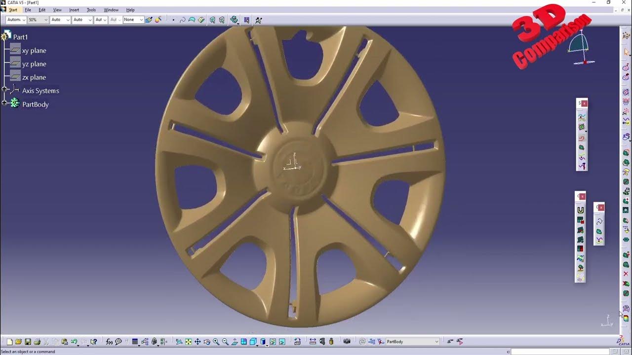 Automate Reverse engineering in CATIA V5 - YouTube