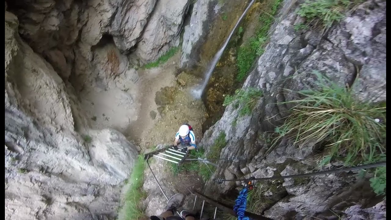 Via Ferrata Giovanelli - Burrone di Mezzocorona - YouTube