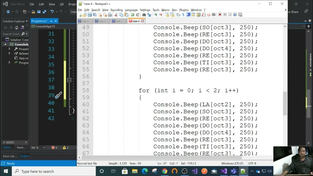 How to Play Music like Sweet Child of mine using Console.Beep (C#.NET ...