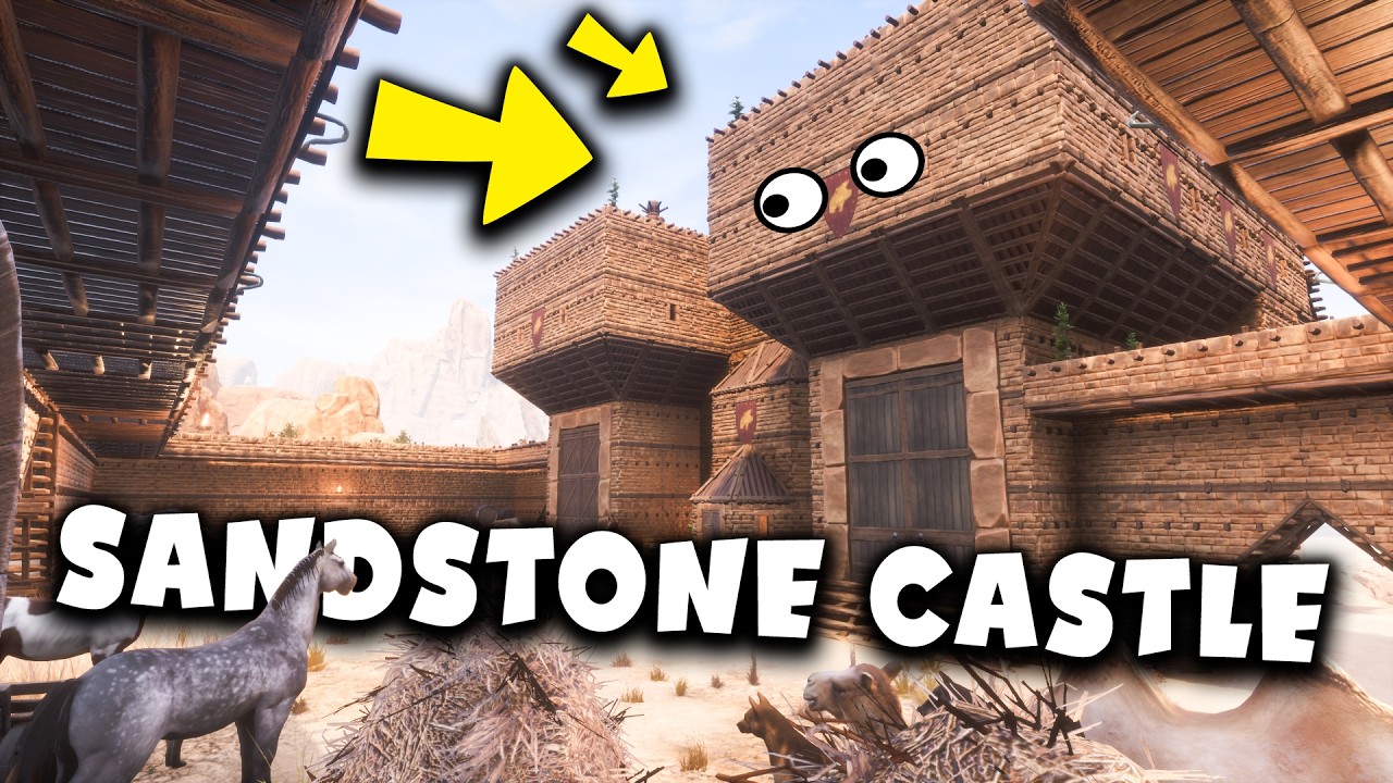 Sandstone Castle | There's a courtyard, useful and majestic | Conan ...