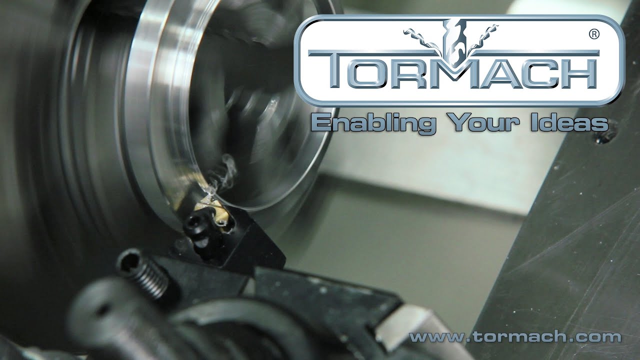 Cutting a Camera Step-Up Ring on a Tormach 15L Slant-PRO Lathe - YouTube