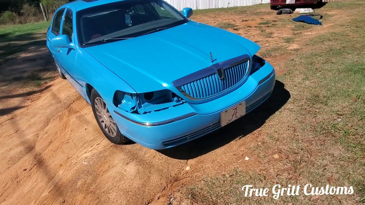 True Gritt Customs Lincoln town car outrageous paint job - YouTube