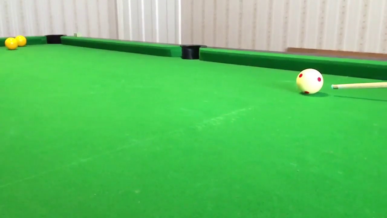 Slow Motion Pool - Backspin - YouTube