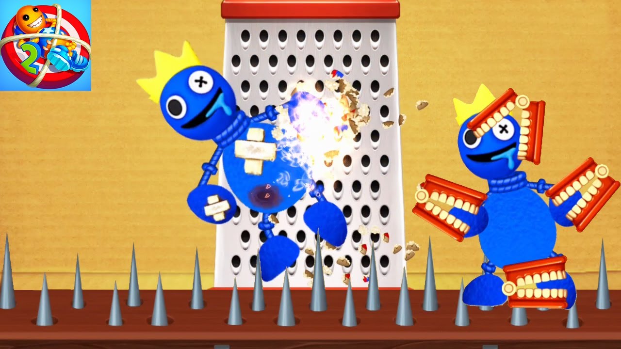 Kick the Rainbow Friends Blue vs Crazy Object Weapons | Kick the Buddy ...