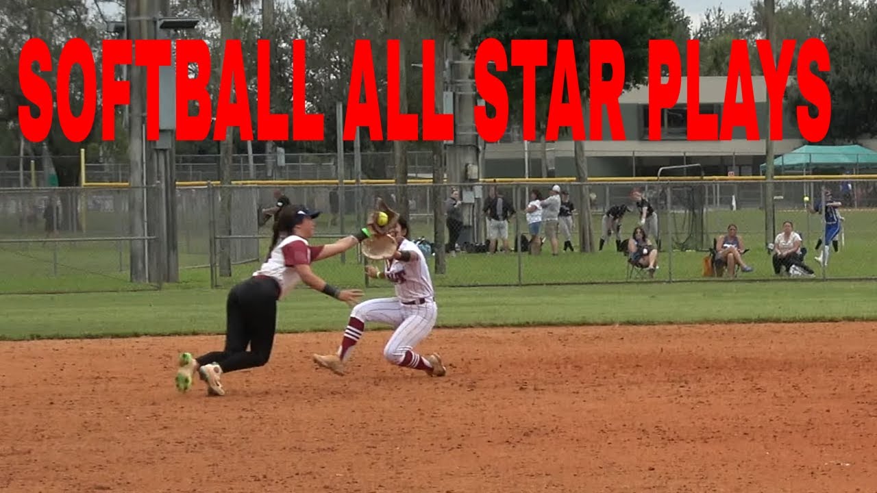 TRAVEL SOFTBALL COMPILATION OF ALL STAR PLAYS HIGHLIGHTS - YouTube