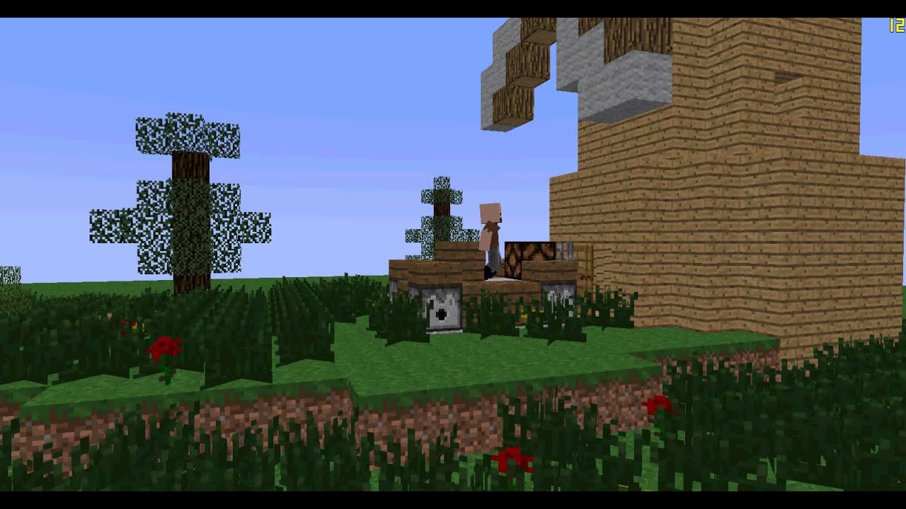 Minecraft Animation- Notch Makes A Time Machine - YouTube