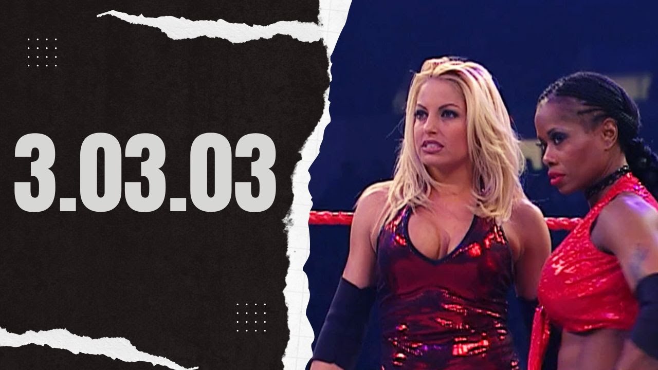 WWE Raw - 03.03.03 - Jacqueline & Trish vs Jazz & Victoria - YouTube