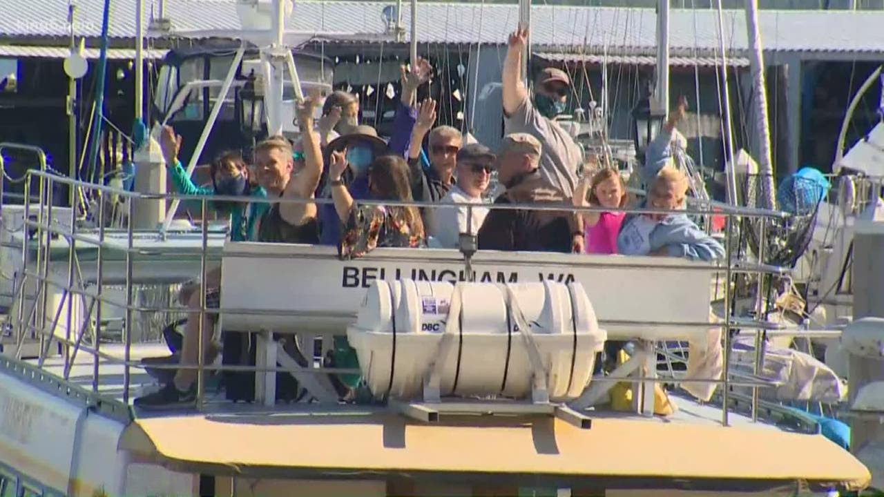 Emergency ferry brings relief to isolated Point Roberts residents - YouTube