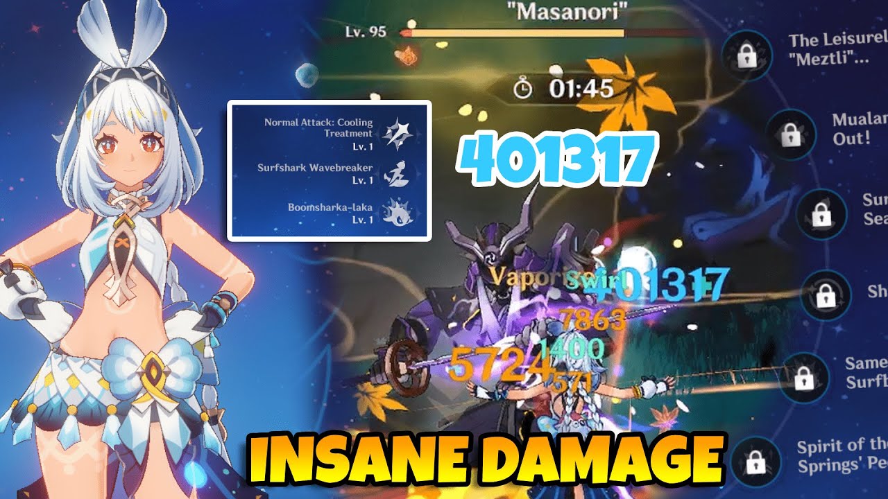Mualani HITS 400K Damage with Level 1 Talent! | Incredible F2P Build ...
