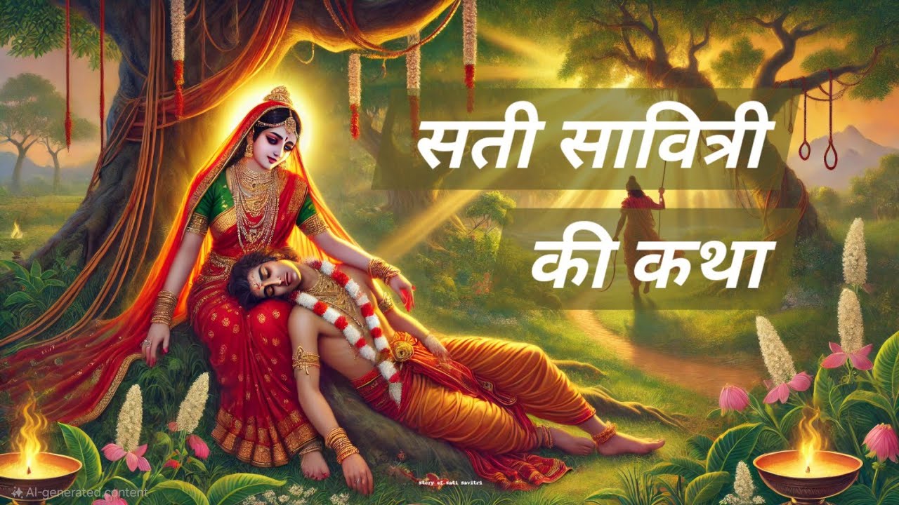 सती सावित्री की अमर कथा | सत्यवान-सावित्री की कहानी | हिंदी में पूरी ...