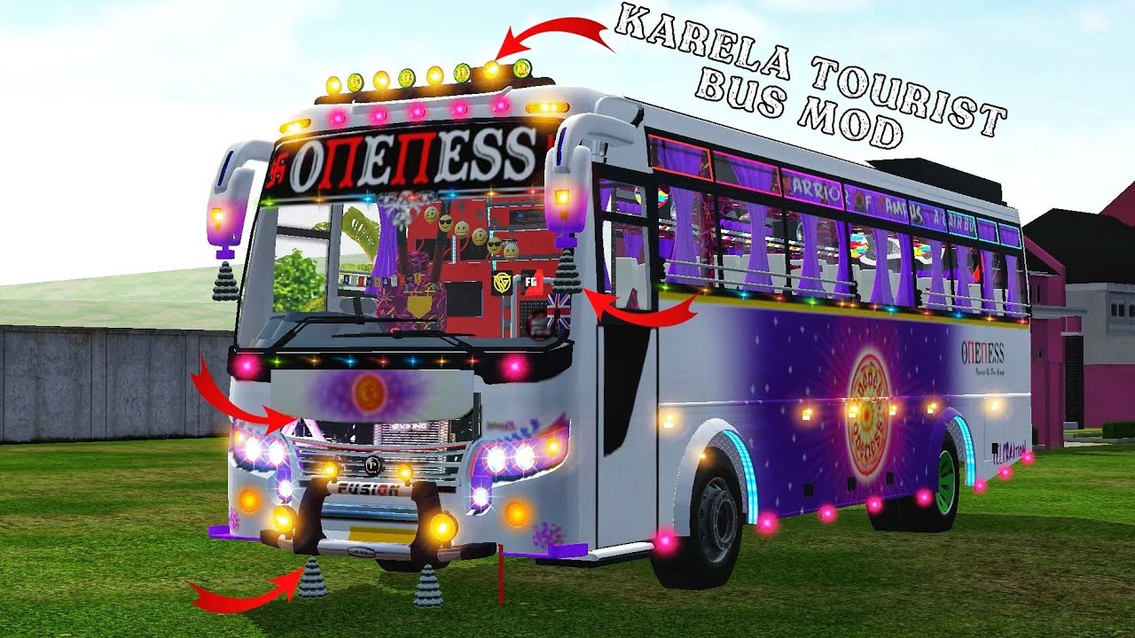 New Oneness Kerala Tourist Bus Mod Released For bus simulator indonesia ...