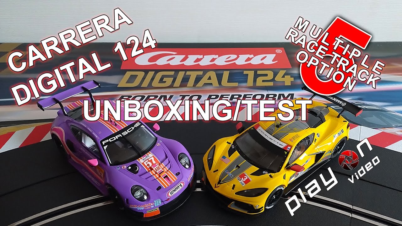 Carrera Digital 124 - Born To Perform - Unboxing/Test - YouTube