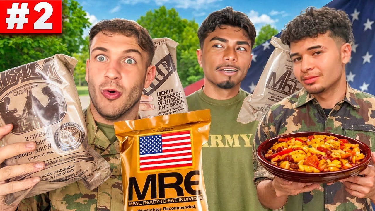EATING ONLY MILITARY FOOD WITH GEROHAN AND REY! **SURPRISING RESULTS ...