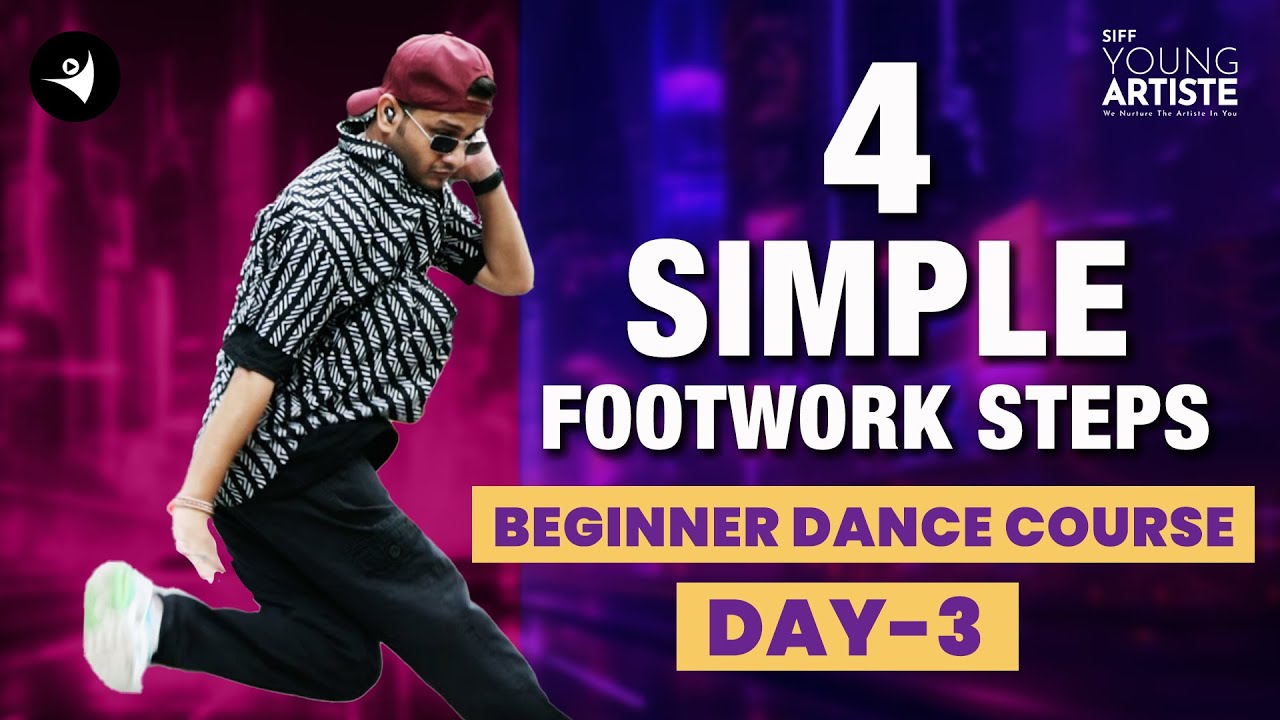 Beginner Dance Course Day 3 | Learn 4 Simple Footwork Steps | सीखिए ...