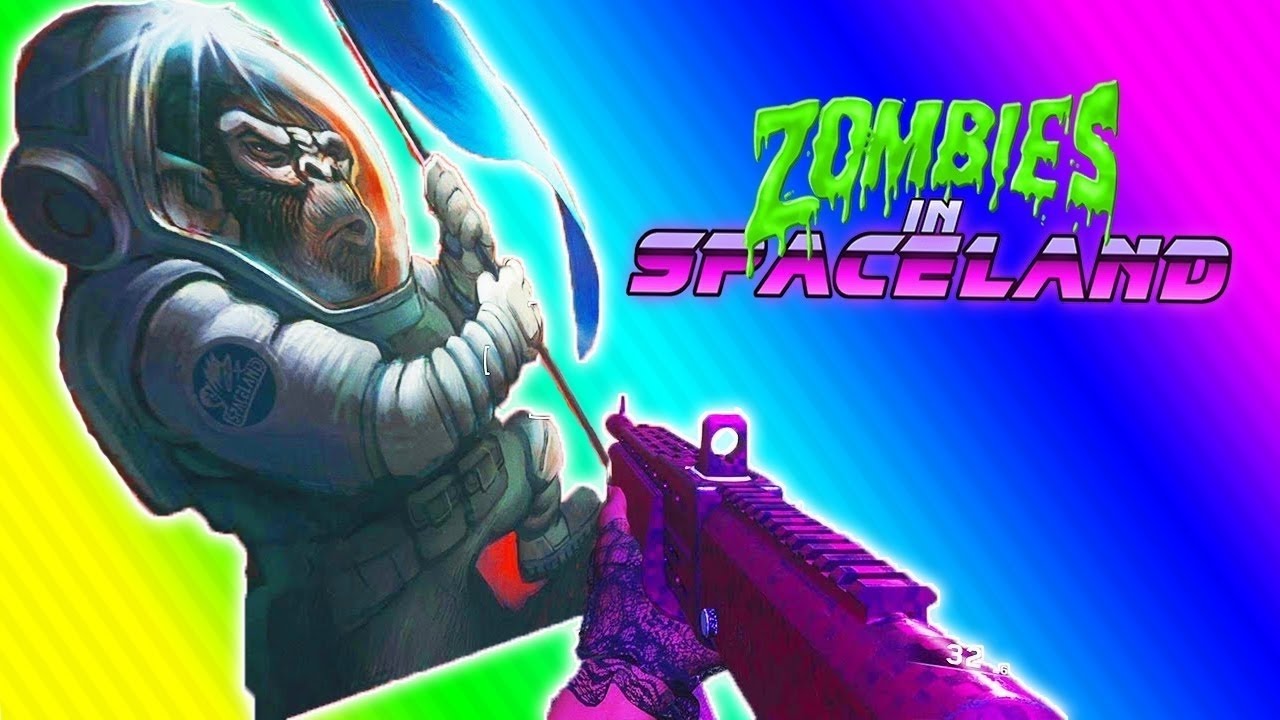 VanossGaming Vanoss: Infinite Warfare Zombies - Spaceland 1st Attempts ...