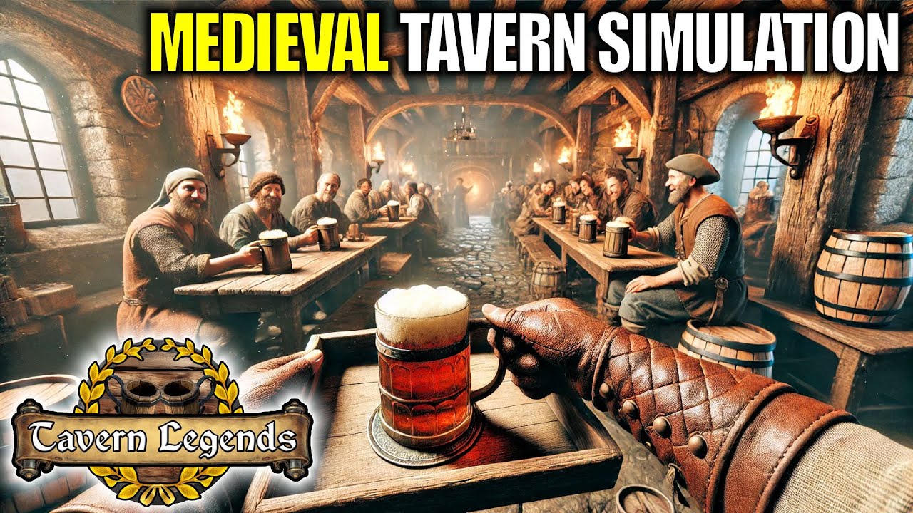 Running a Medieval Tavern & Getting RICH | Tavern Legends Gameplay ...