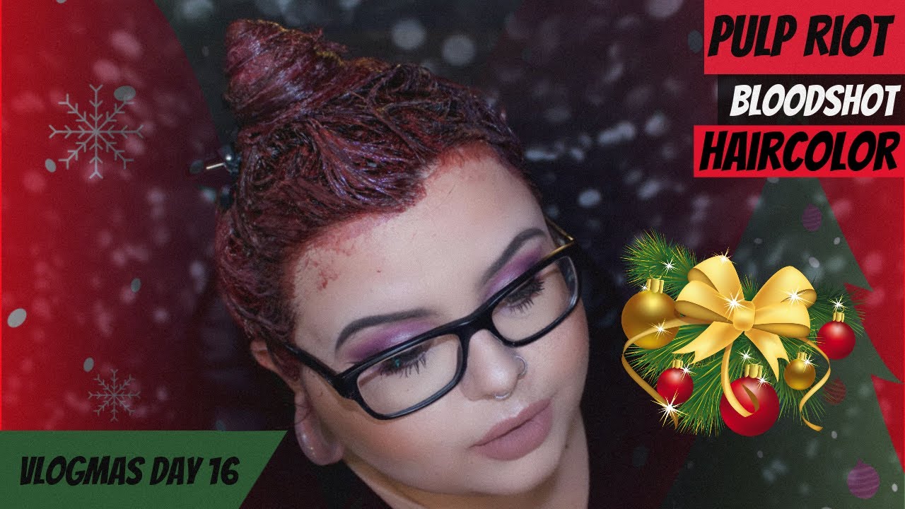 Pulp Riot Bloodshot Haircolor | Vlogmas Day 16 - YouTube