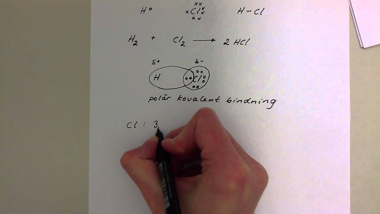 polär kovalent bindning - YouTube