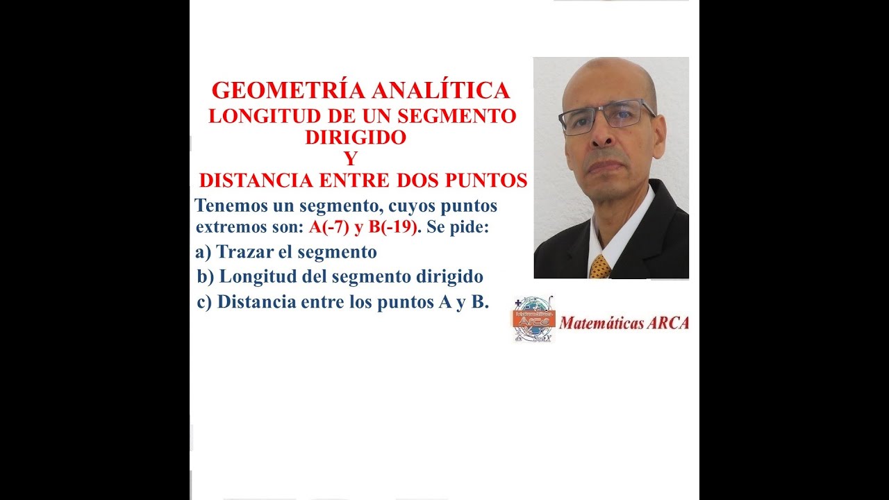 LONGITUD DE UN SEGMENTO DIRIGIDO. DISTANCIA ENTRE DOS PUNTOS. SISTEMA ...