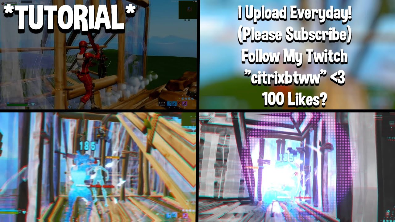TUTORIAL: How To Edit A Fortnite Montage/Highlight Like A *PRO* As A ...
