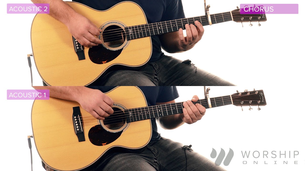 Beauty - Bethel, David Funk - Electric & Acoustic Guitar Tutorial - YouTube
