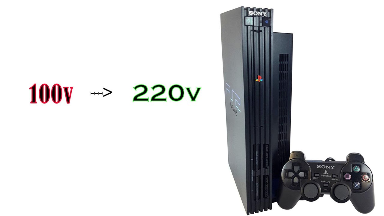 Hướng dẫn đổi điện 220v cho máy game ps2 FAT của Nhật - DYI 110v to ...