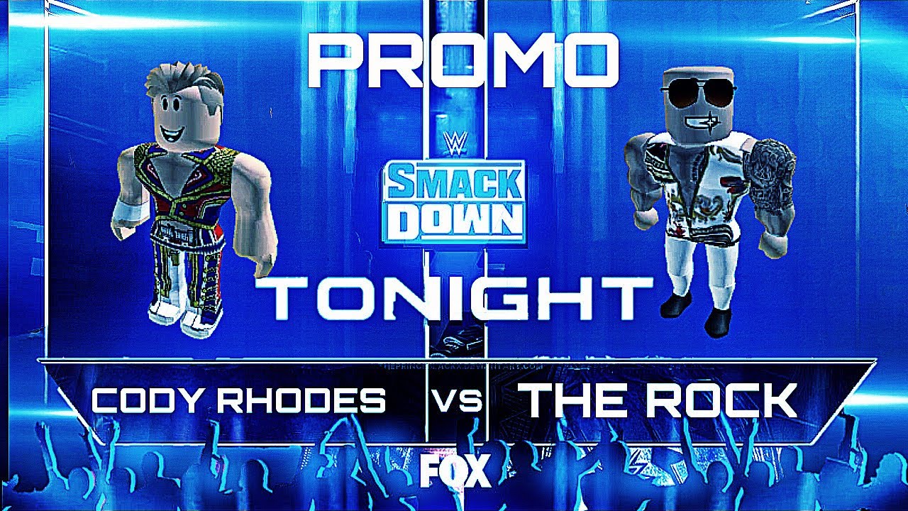 Cody Rhodes VS The Rock PROMO | WWE ROBLOX TURKISH ROLEPLAY - YouTube