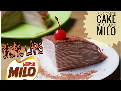 MILO CREPE CAKE || CAKE EKONOMIS