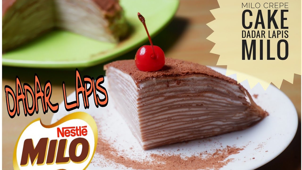 MILO CREPE CAKE || CAKE EKONOMIS - YouTube