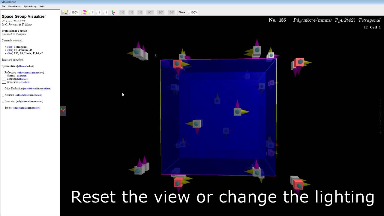 Space Group Visualizer: Introduction - YouTube