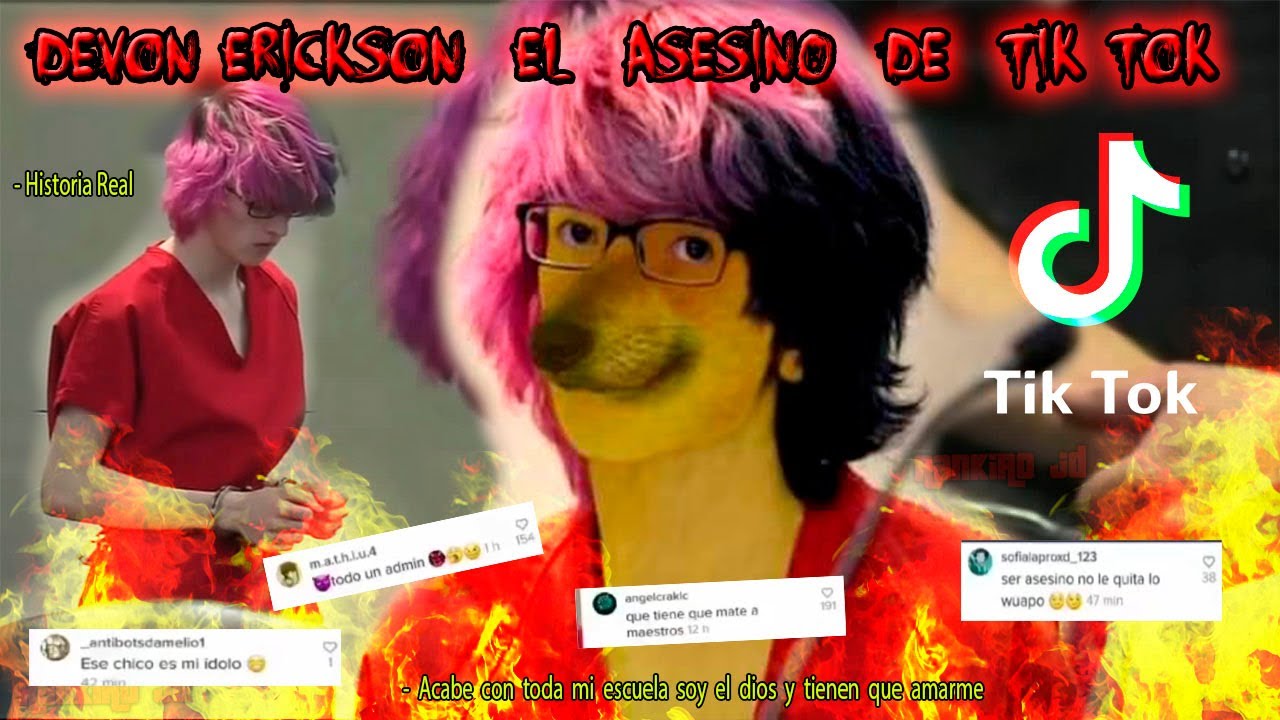 Devon Erickson el ASESIN0 de TikTok que acabo con su Escuela caso Real - YouTube