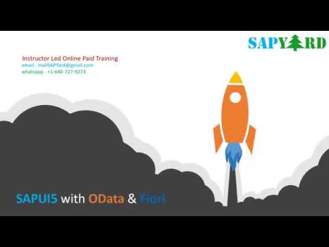 April 18th 2020 Batch - SAPUI5 with OData & SAP Fiori for ABAP Developers - YouTube