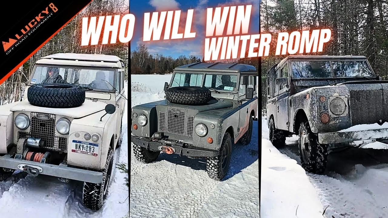 Ultimate Land Rover Showdown! Who Will Conquer Winter Romp 2025? - YouTube