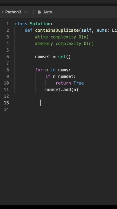 How To Solve Array Contains Duplicates Leetcode 217 Leetcode Coding