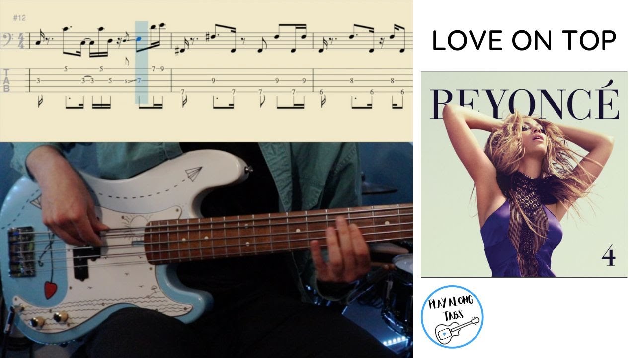 Beyoncé: Love On Top - Bass Cover with Bass Tab - YouTube
