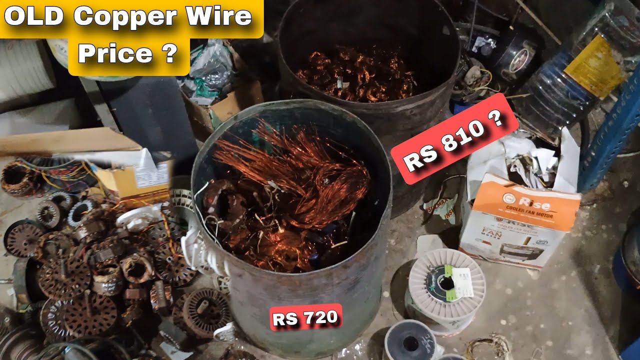 Old Copper wire Rate || Mota Copper Patla Copper Scrap Rate || Scrap ...