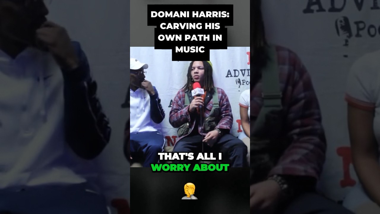 Domani Harris speaks on being his own individual artist #hiphop # ...