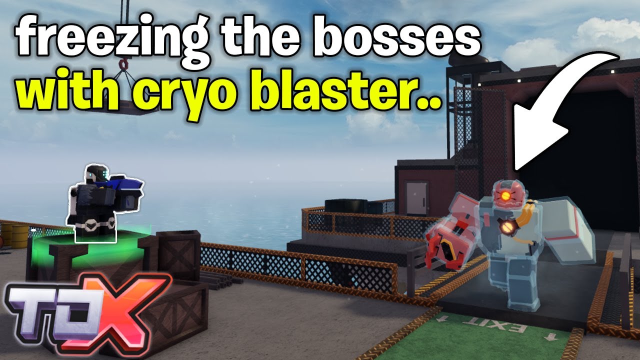 Cryo Blaster is really the NEXT level.. | Roblox Tower Defense X - YouTube